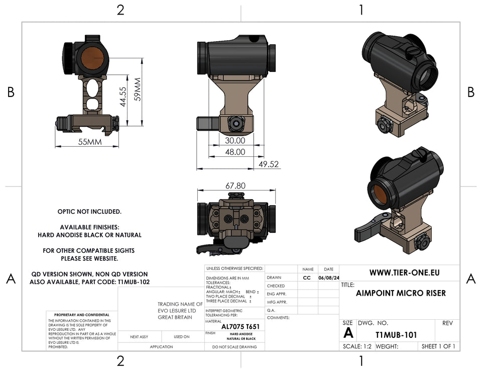 Aimpoint Micro Riser